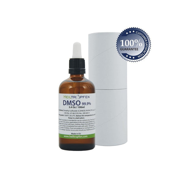 DMSO - Dimethyl sulfoxide liquid (3.4 Oz - 100ml) Low odour ...