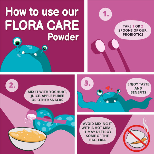 Flora care kids probiotic - powder 75 gr - vitalorganico.ie